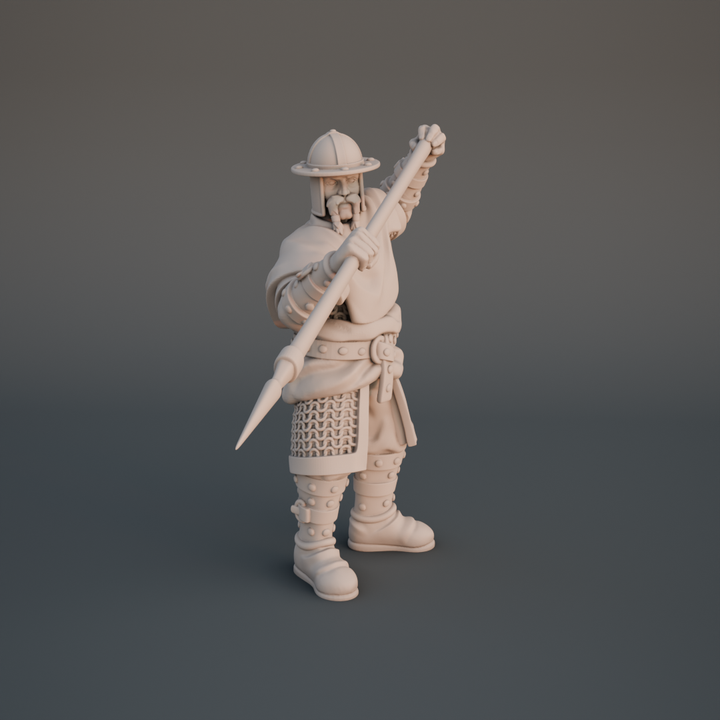 3D Printable Slavic pagan fantasy spearman 2 by Chart